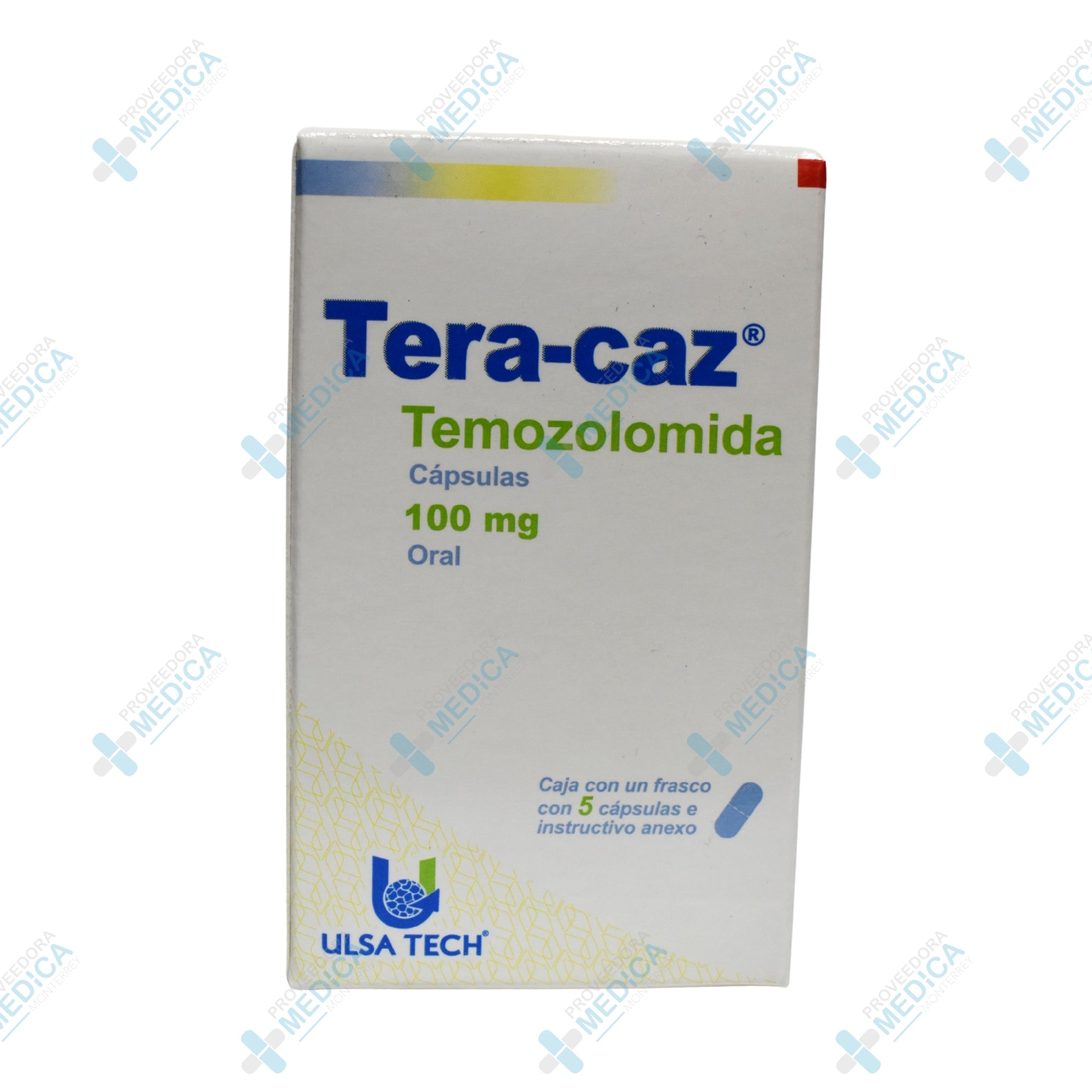 TERA-CAZ TEMOZOLAMIDA 100 MG C/5 CAP – Proveedora Medica Monterrey
